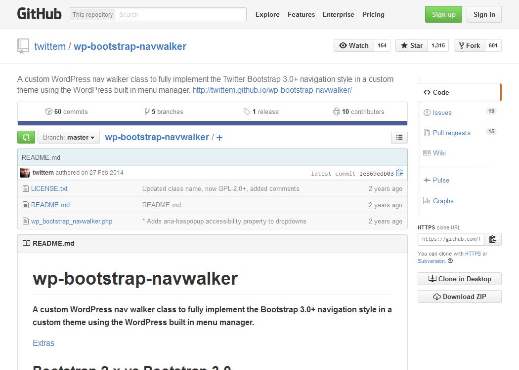 WordPressのカスタムメニュー【3】Bootstrap3のドロップダウンを利用する方法 - デザイナーのタネあかし